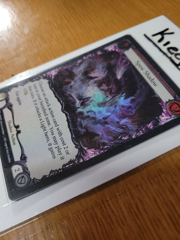 Flesh And Blood - Spew Shadow *1st Edition FOIL - Monarch* | eBay