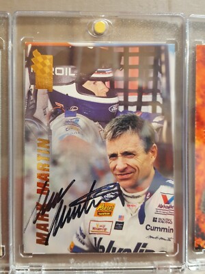 Mark Martin 1994 Press Pass VIP Autographed card #21 Valvoline | eBay