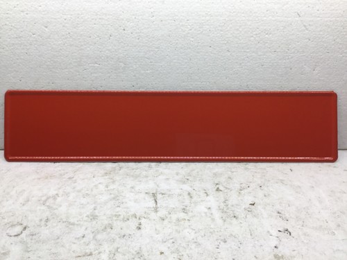 Red gloss funn VW european German car license plate tag audi bmw ...