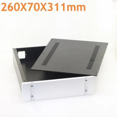 Aluminum Chassis DIY HIFi Project Box DAC Amplifier Case Size 260*70 ...