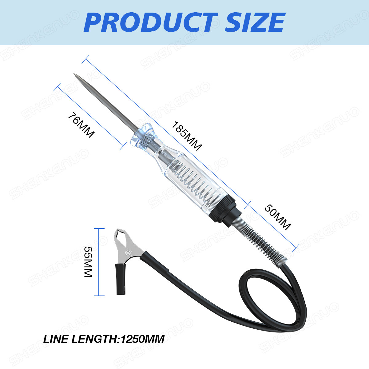Car Circuit Tester Pen Auto Fuse Test Probe Light Tool Kit For 6V 12V ...