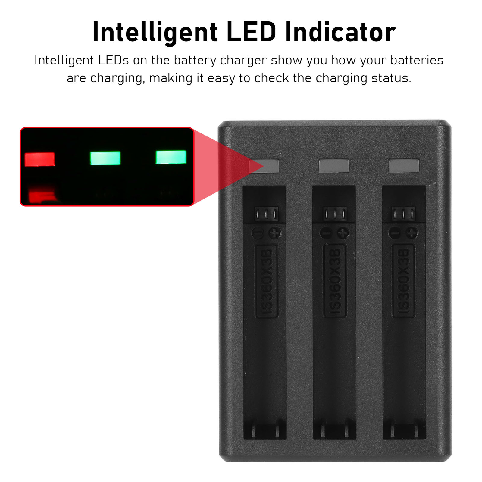 Battery Charger Hub For X3 3 Channel Quick Battery Charging Storag ND2 ...