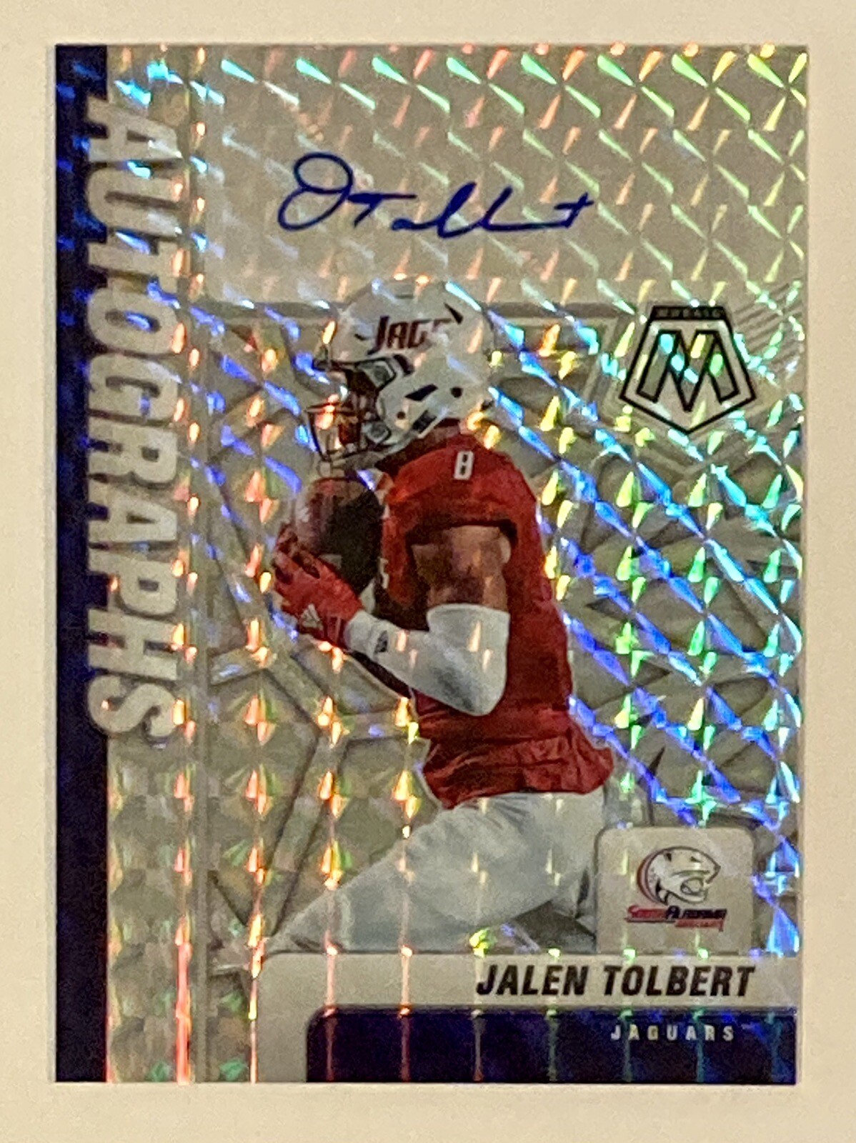 2022 Panini Jalen Tolbert Autograph Jaguars South Alabama Card A-JTO ...
