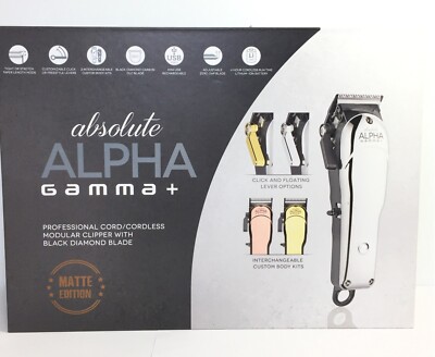 Gamma + Absolute Aplha Cord/Cordless Clipper, Model GPAACM (BRAND NEW ...