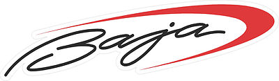 Baja Boat Graphic Decal 12 x 2.5" | Black And Red Combo | 2 Decals | US ...