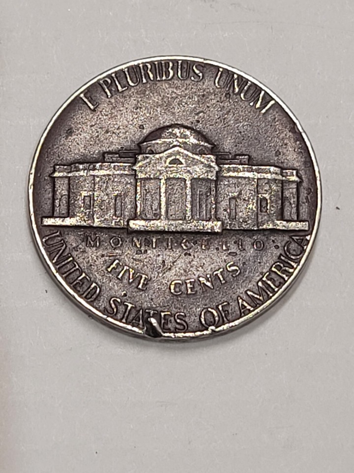 1976 D NICKEL, IMPROPERLY ANNEALED BROWN CIRCULATED UNGRADED, D ERROR ...