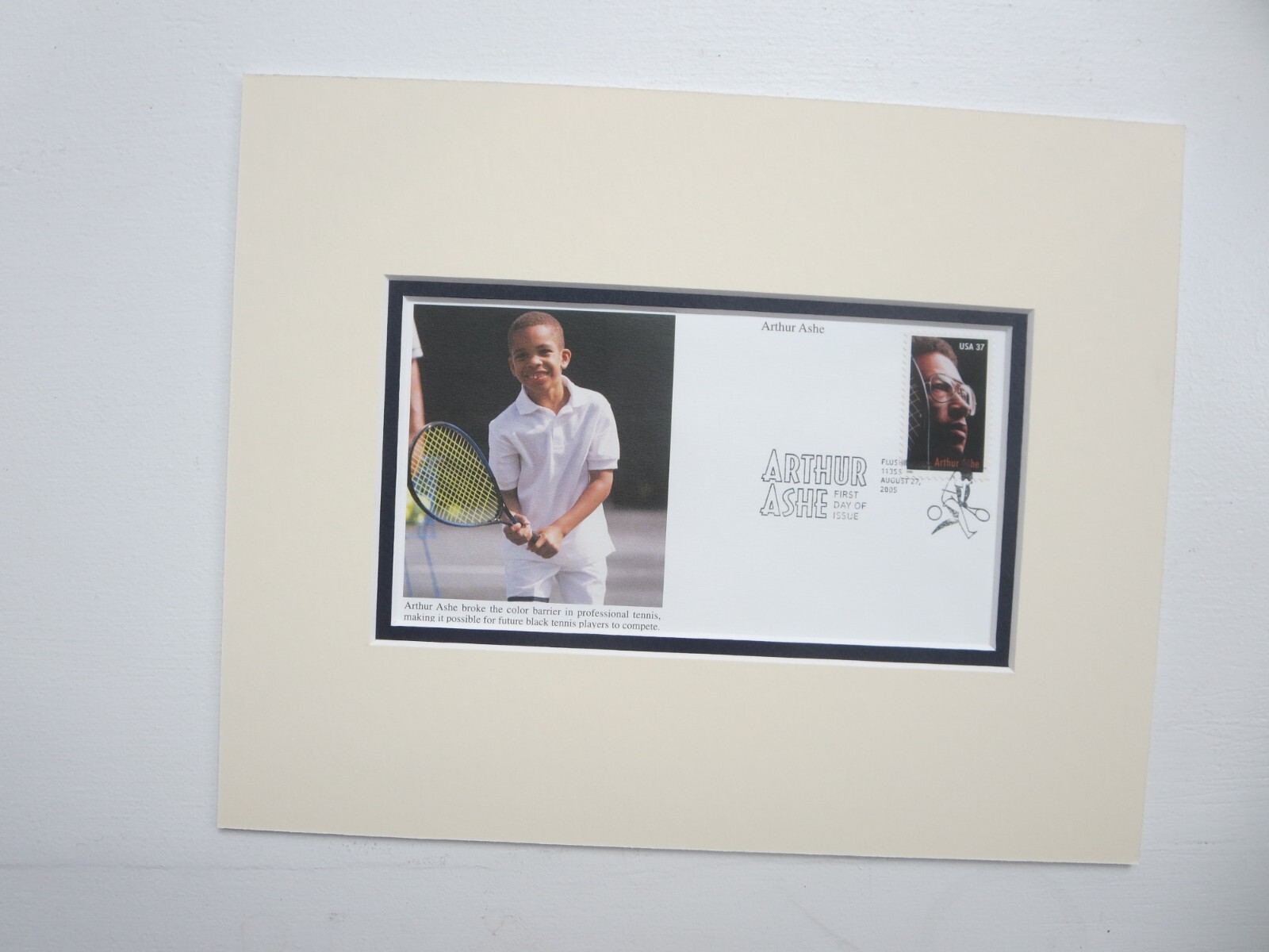 Tennis Great Arthur Ashe wins at Wimbledon & First Day Cover of his own ...