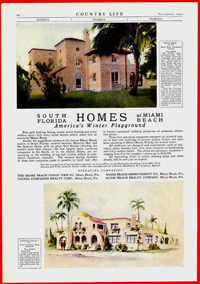 1922 ADS FOR HOMES IN MIAMI BEACH | eBay