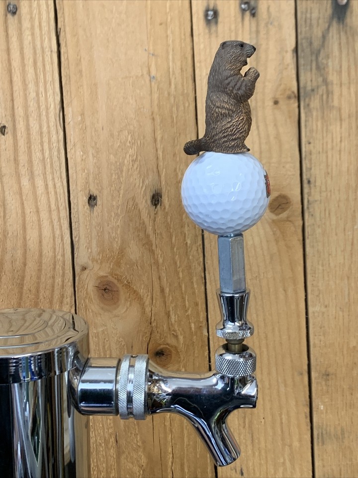 STELLA ARTOIS Beer Golf TAP HANDLE Caddyshack Gopher Keg Kegerator Mini ...