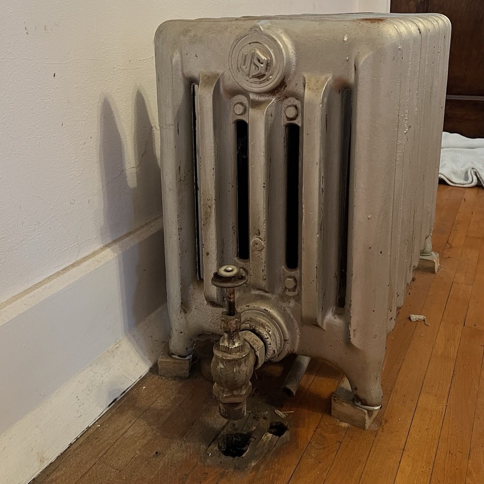 Antique Cast Iron Radiator Bench Height 20 Tall 22 Wide From A 1910 ...
