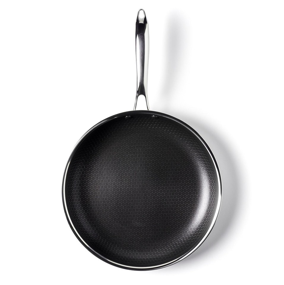 HexClad Hybrid Nonstick 6-Piece Fry Pan Set, 8, 10 and 12-Inch Frying ...