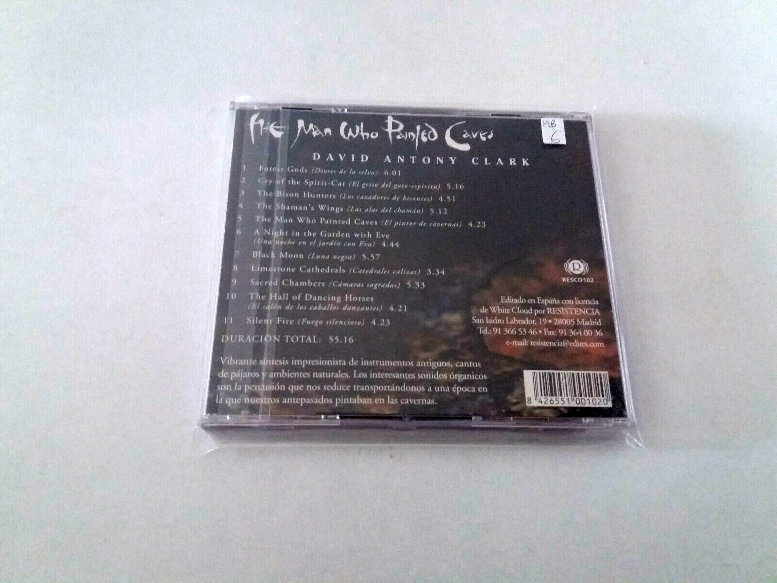 David Antony Clark " He Man Who Painted Caves " CD 11 Titres | eBay