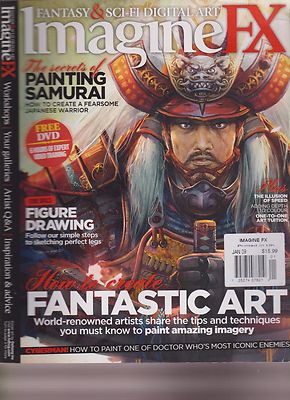 IMAGINE FX MAGAZINE + FREE DISC JANUARY 2009, FANTASY & SCI-FI DIGITAL ...