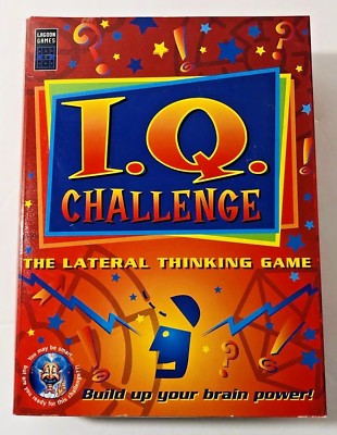 IQ challenge The Lateral Thinking Game Lagoon Games 2003 I.Q. Challenge ...