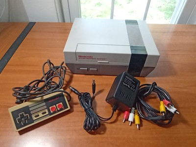 Nintendo Entertainment System NES Console - Gray + Cables + Controller ...