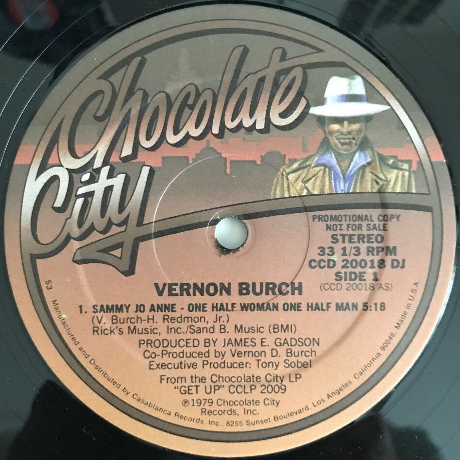 Vernon Burch - Sammy Jo Anne - One Half Woman One Half Man/Get Up | eBay