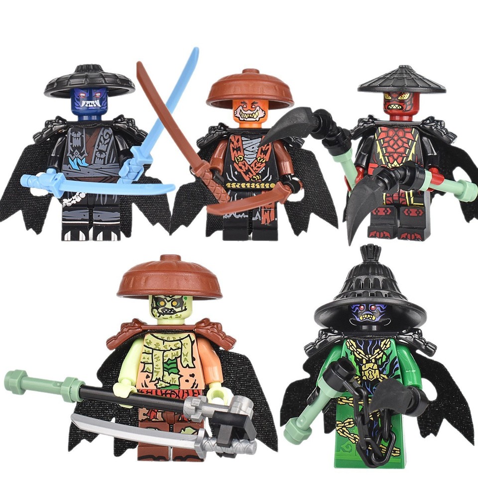 Ninjago Forbidden Five Minifigure Lot – Rox, Kur, Zarkt, Nokt, Drix-5 ...