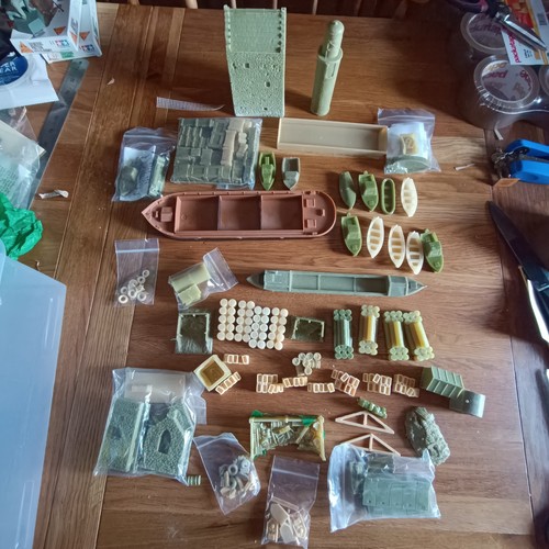 Job Lot: Resin War Gaming Diorama Docks/Fishing Port Read Description ...