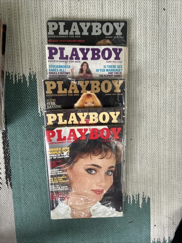 Lot Of 5 Playboy Magazines 1983 Good Condition | eBay