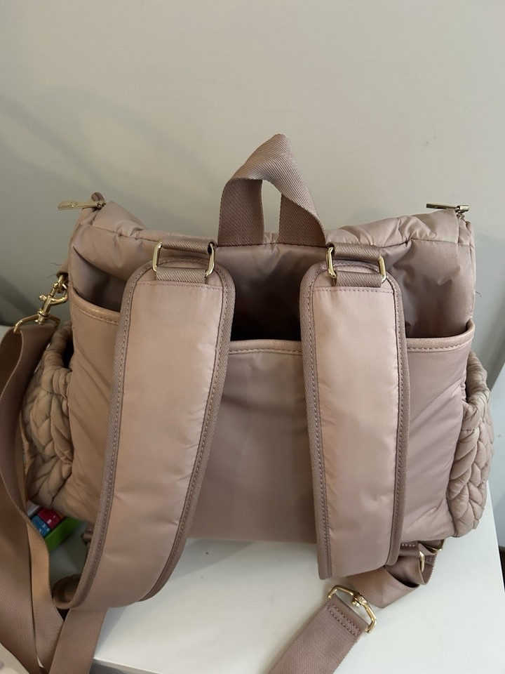 HAPP Brand Levy Backpack Baby Diaper Bag Dusty Rose 17"L, 6"W x 12"H | eBay