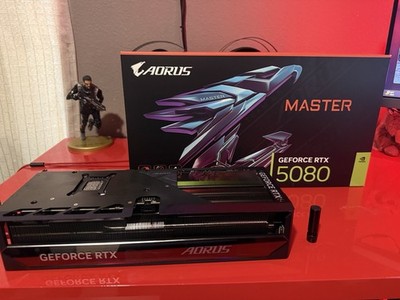 Gigabyte AORUS Master GeForce RTX 5080 LCD | Lightly Used| Box & All ...