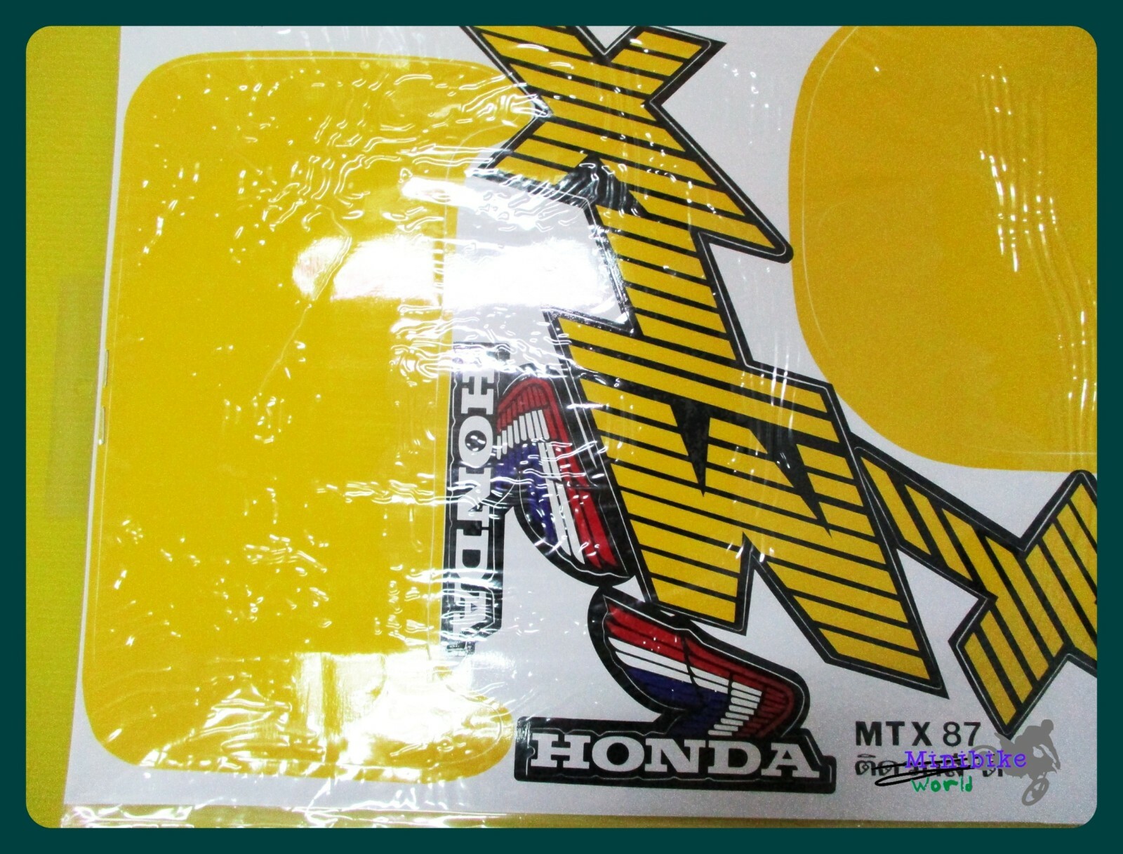 Fit HONDA MTX125 MTX200 MTX 125 200 BODY STICKER DECAL BADGE SET ...