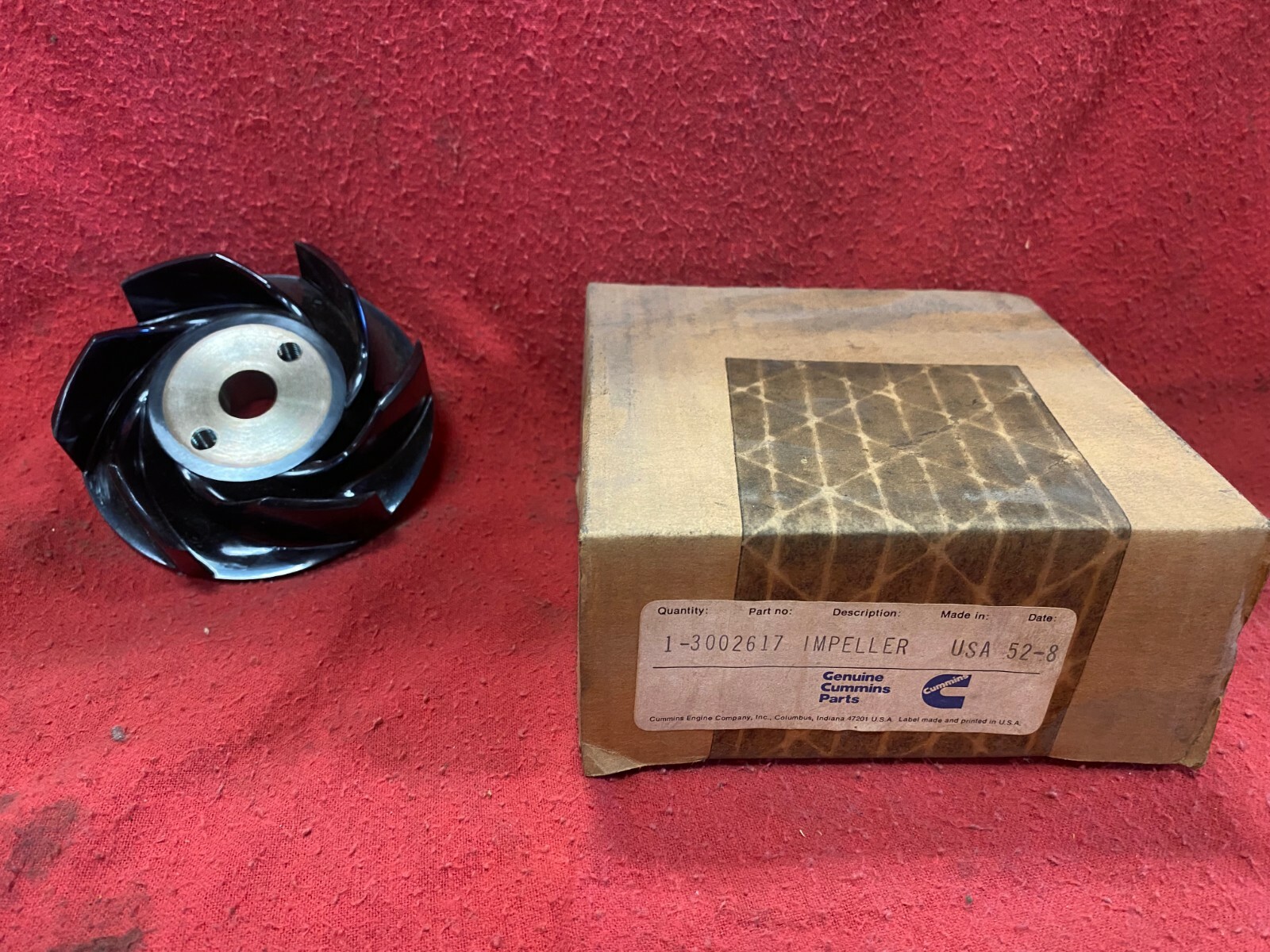 3002617 GENUINE OEM CUMMINS WATER PUMP IMPELLER 3000888 | eBay
