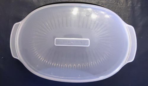 KitchenAid Microwavable 3-PC Steamer Cooker w Lid Oval Dish Black | eBay