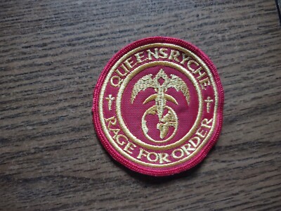 QUEENSRYCHE,RAGE FOR ORDER,SEW ON EMBROIDERED PATCH | eBay