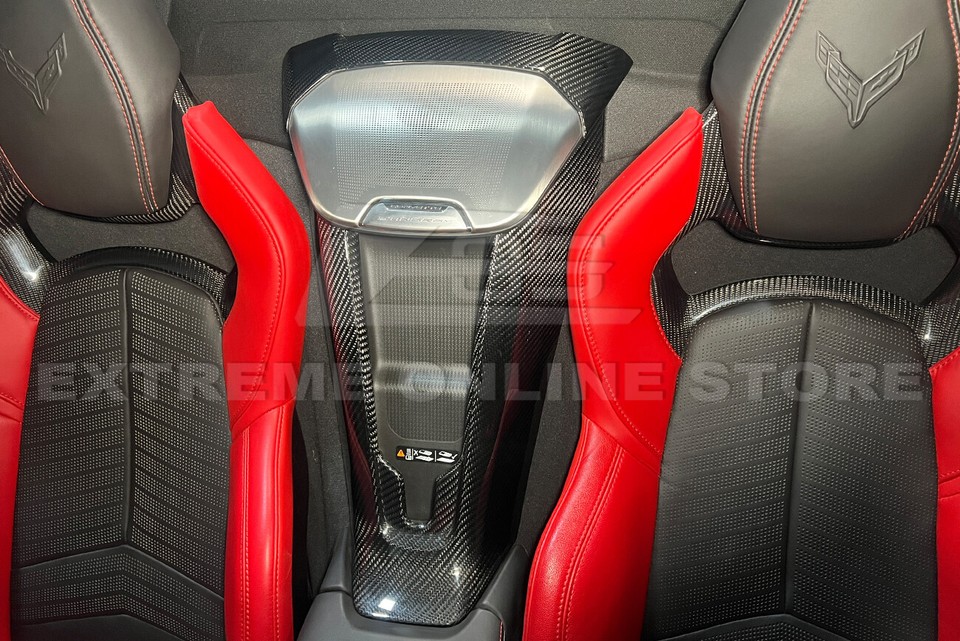 For 20-Up Corvette C8 Convertible | CARBON FIBER Waterfall Speaker ...