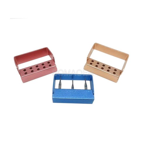 Blue Dental Bur FG Burs Holder Burs Holder Block Désinfection Box ...