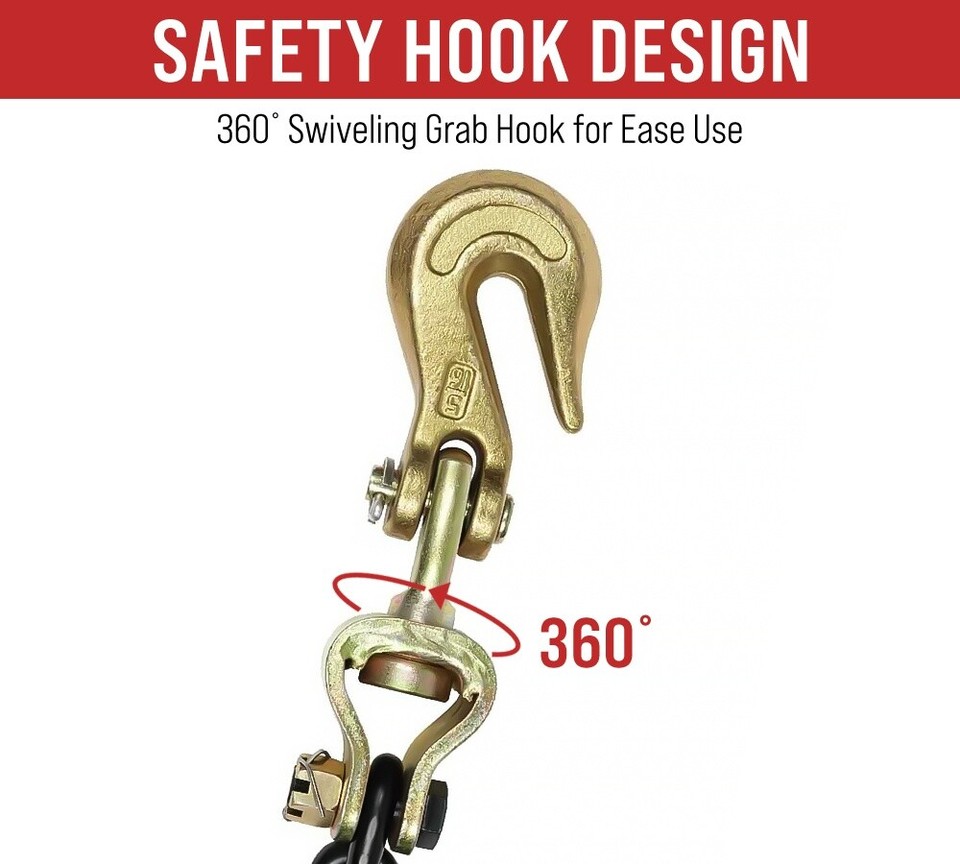 Easy Binder Ratcheting Chain Load Binder, 5400 lbs WLL | eBay