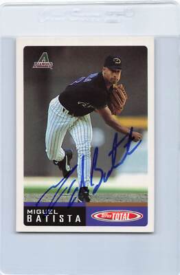 2002 Topps Total #937 Miguel Batista Diamondbacks Signed Auto *H6421 | eBay