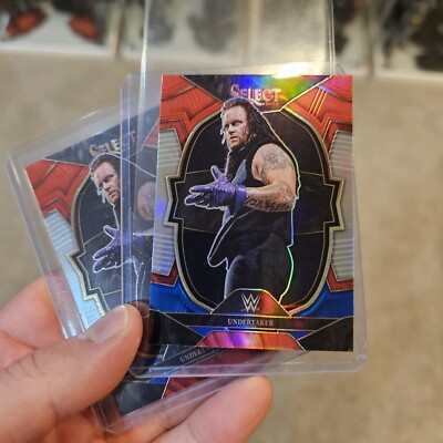 2023 Select WWE WWF UNDERTAKER Red White Blue Prizm X 2 #71 Silver ...