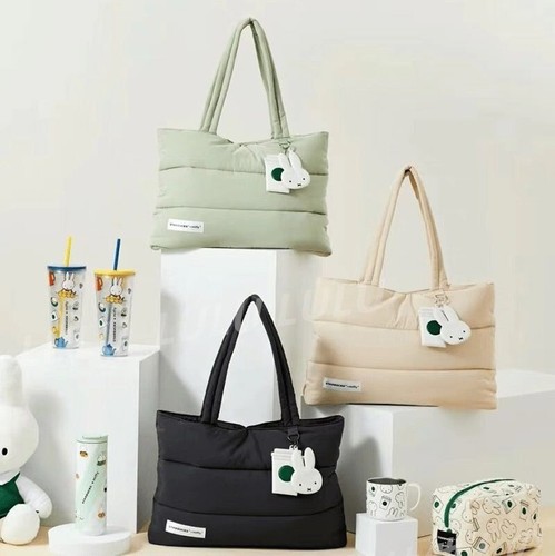 Starbucks Miffy collaboration tote bag Black | eBay