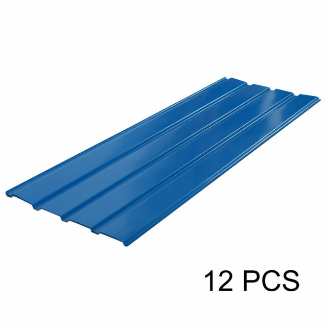 MarCoolTrip MZ 12PCS 129 cm x 45 cm Roofing Sheets Blue-21252050010-30 ...
