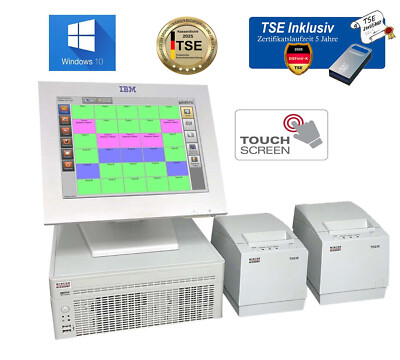 KASSE GASTRO RESTAURANT KASSENSYSTEM COMPUTER KASSE+ 2 x BONDRUCKER TSE ...