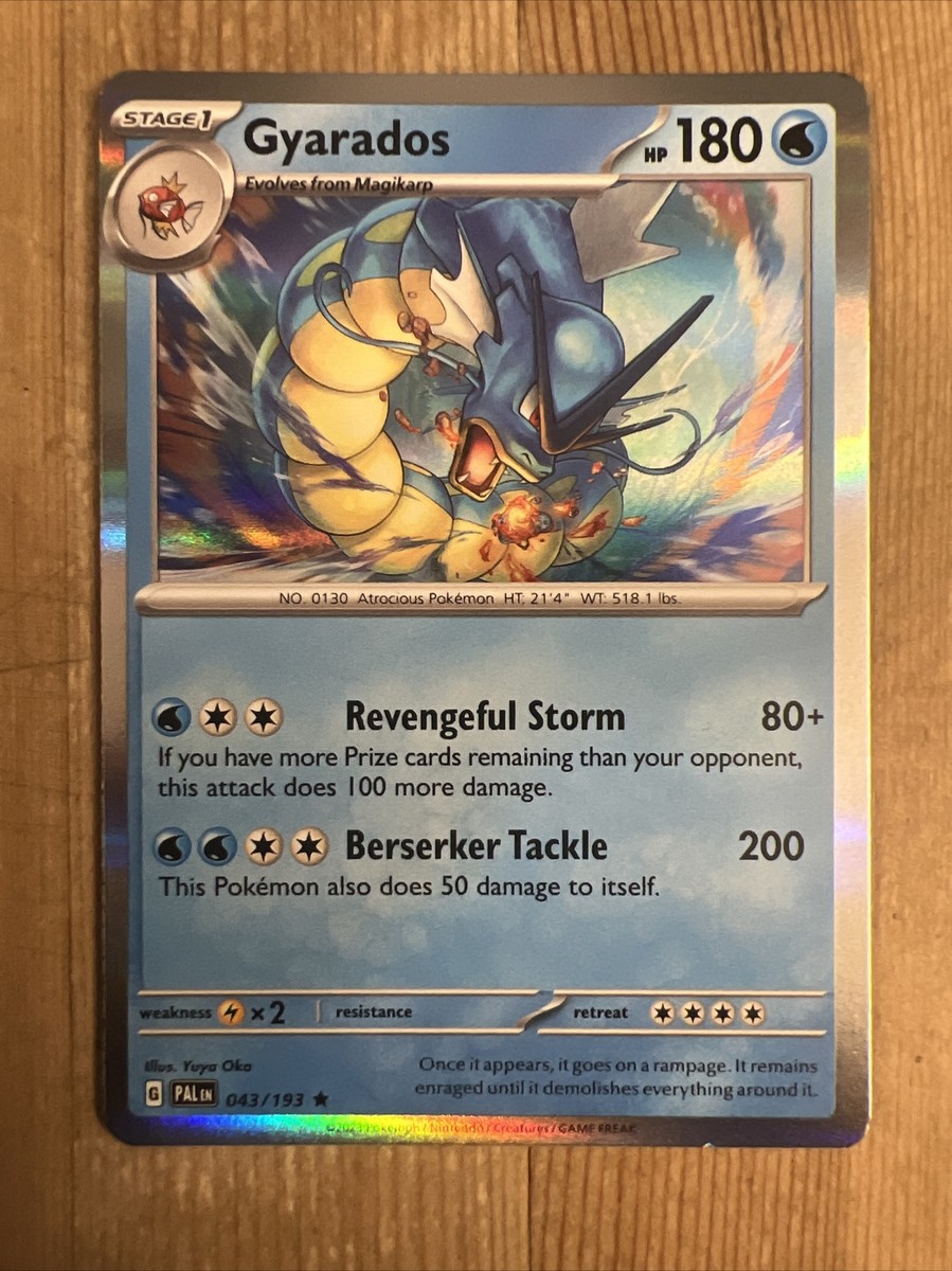 Gyarados Card Misty's Gyarados Custom Pokemon Card – ZabaTV