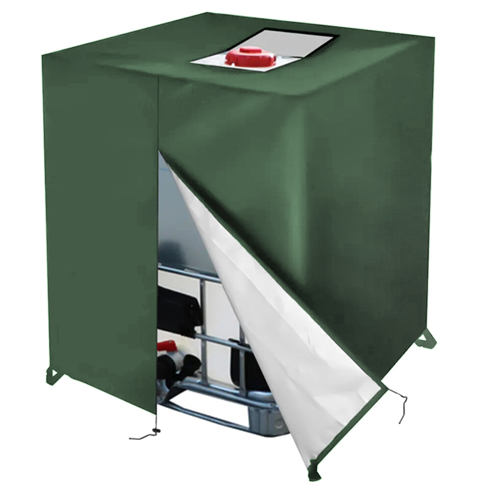 Heavy-Duty Rain Sun UV Protective Hood Cover for Water Tank 1000 L IBC ...