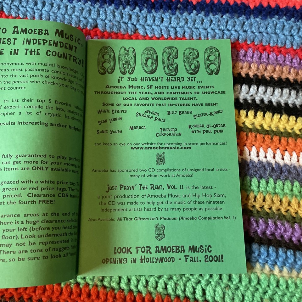 Amoeba Music - Music We Like Booklet - The Best Of 2000! - Staff Picks ...