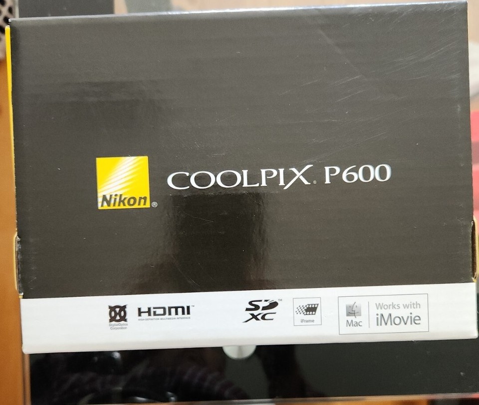 Nikon Coolpix P600 digital camera Black P600BK 16.0 MP 60x Optical Zoom ...