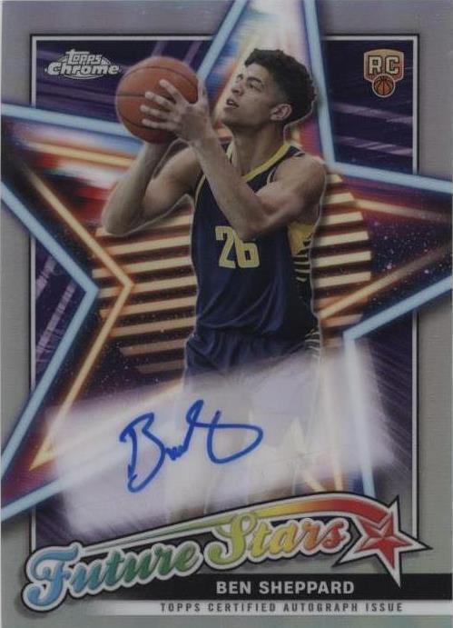 2023-24 Topps Chrome - Future Stars Autographs Ben Sheppard #FSA-BES ...