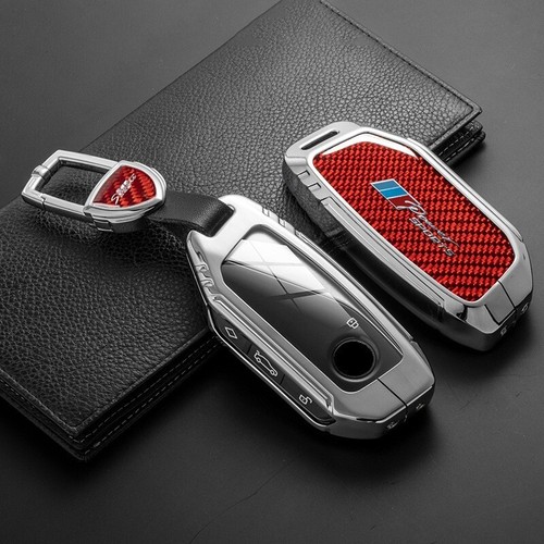 Zinc Alloy Car Remote Key Fob Cover Case For BMW Ix X7 I7 XM 2023 Red ...