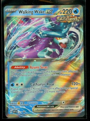 Pokemon WALKING WAKE EX SVP 127 - ULTRA RARE HOLO PROMO - - MINT | eBay