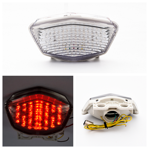 LED Lamp Rear Taillight+Turn Signal Fit 2008-2011-2012 Kawasaki EX250 ...