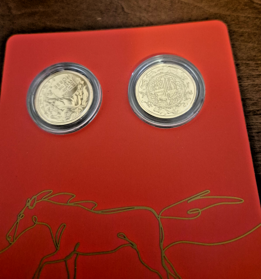 2026 RAM $1 Uncirculated Two-Coin Set Lunar Series Year Of The Horse ...