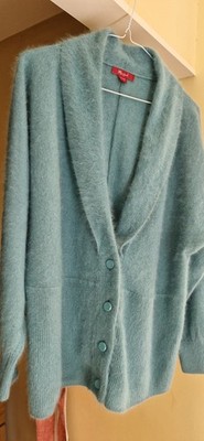 Monsoon ladies turquoise angora cardigan Size 20 | eBay UK
