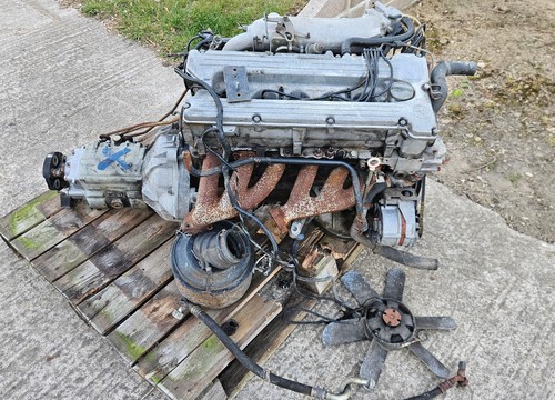 Mercedes M110 280 Engine SL SLC R107 6 Cyl 2.8L Engine & 4sp gearbox ...