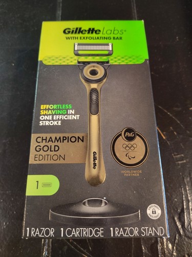 Gillette Labs With Exfoliating Bar Champion Gold Edition 1 Razor 1 ...