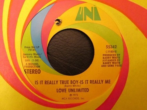 Love Unlimited - Is It Really True Boy - Is It Really Me, 7", (Vinyl ...